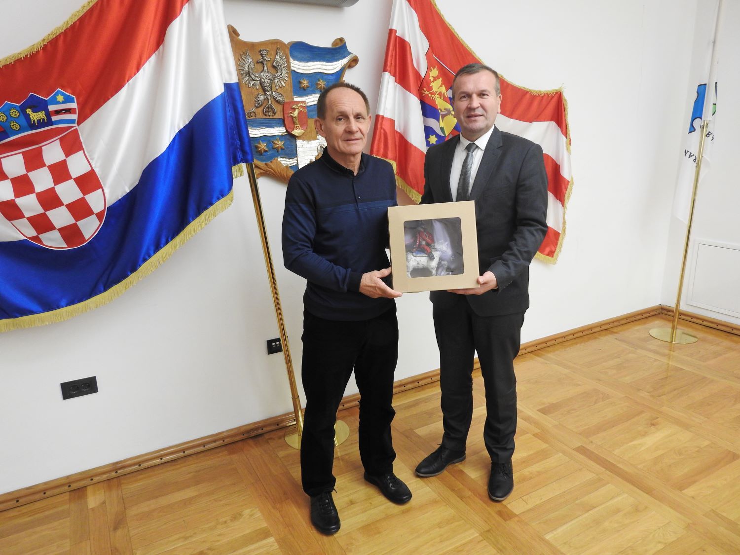 Župan Stričak priredio prijem za umirovljenog pukovnika Hrvatske vojske ...